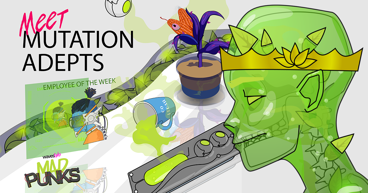 Meet Mutation Adepts. Diary entry №536. The third faction. | by Waves Punks Verse | Medium