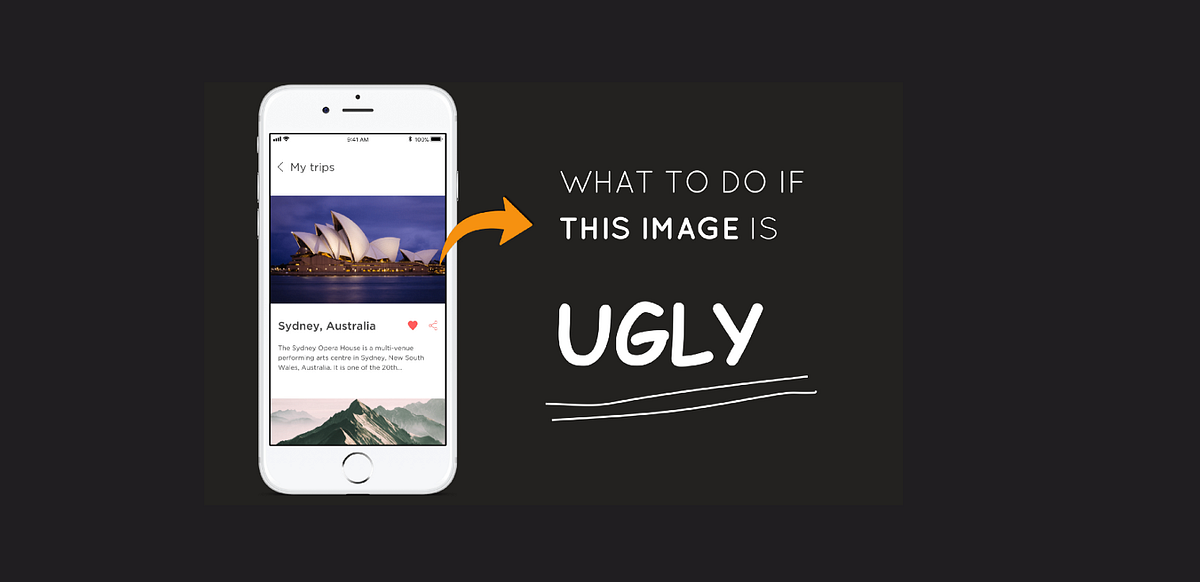 Design an “ugly” post image component | by Ian Tran | Prototypr