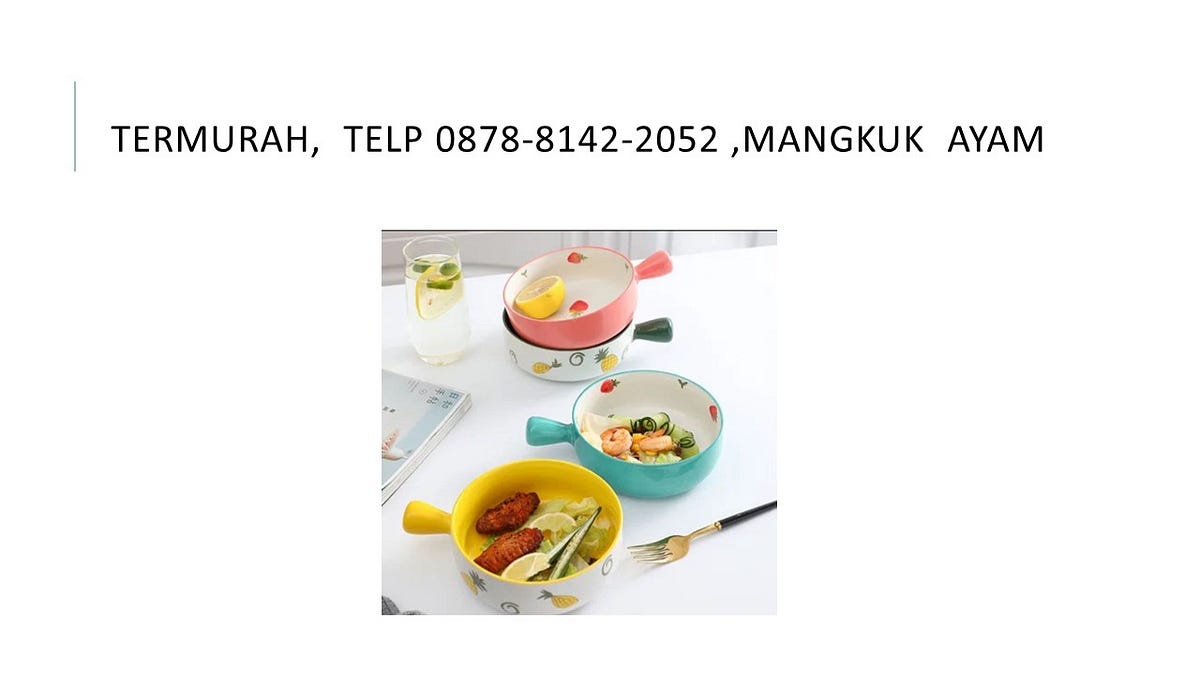 Mangkuk Keramik, Mangkuk Keramik Tahan Panas - Homechenware - Medium