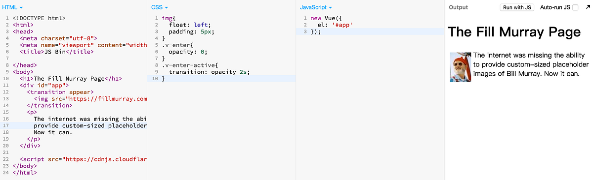 VueJs動畫篇-transition（二）. 初始化渲染 | by ChingFeng | Object實戰 | Medium