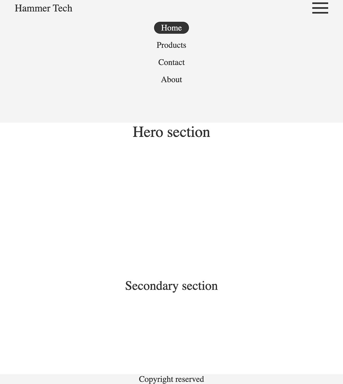 A responsive navigation bar. A navigation menu is an important part… | by Muhammad Saqib Ilyas ...