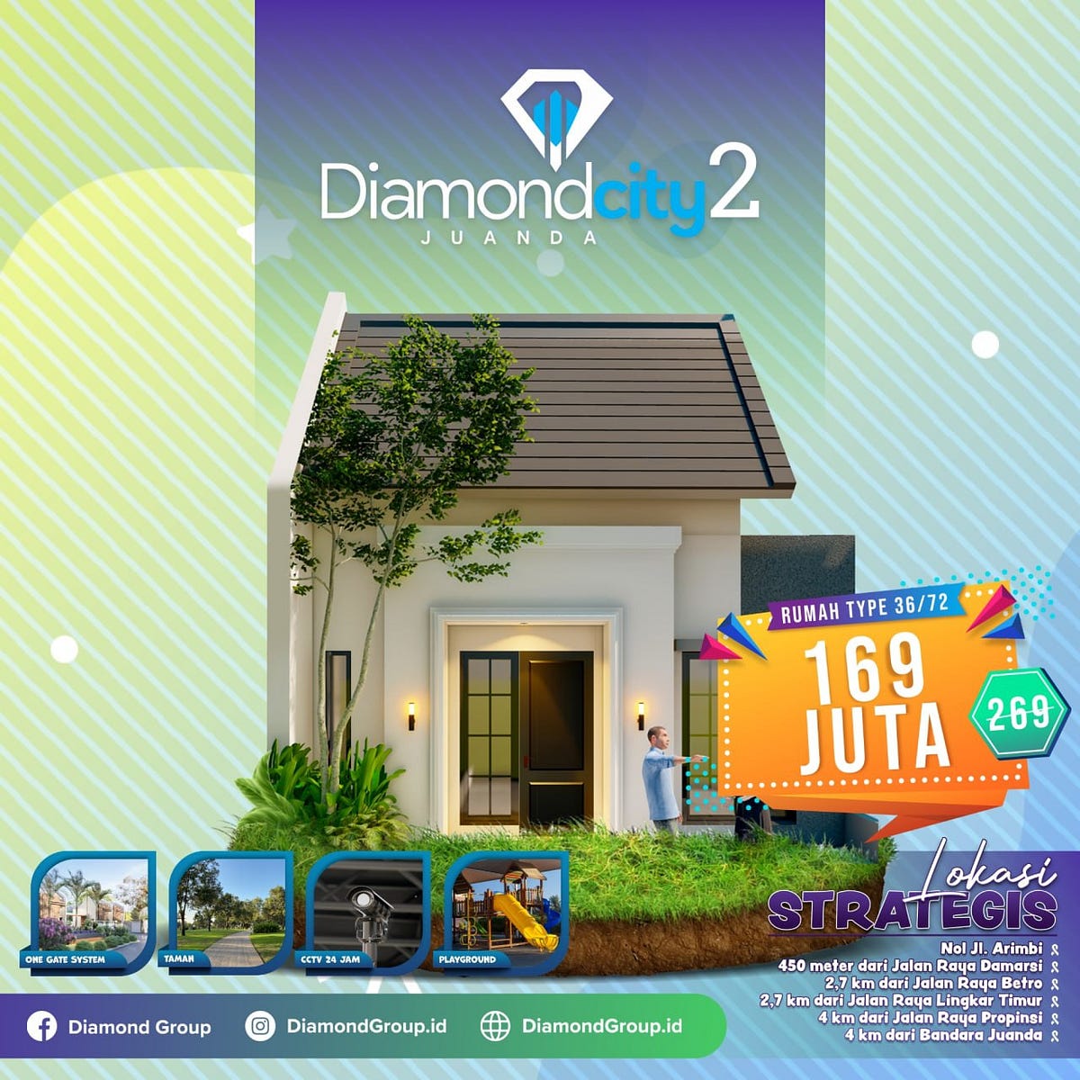 Perumahan 100 Jtan Hanya Ada Di Diamond City Juanda 2 - perumahan ...
