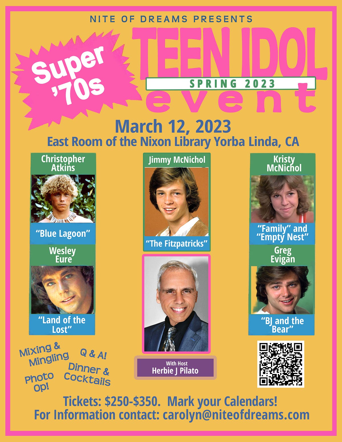 ’70s Teen Idols Gather for Special Classic Movie and TV Reunion Event ...