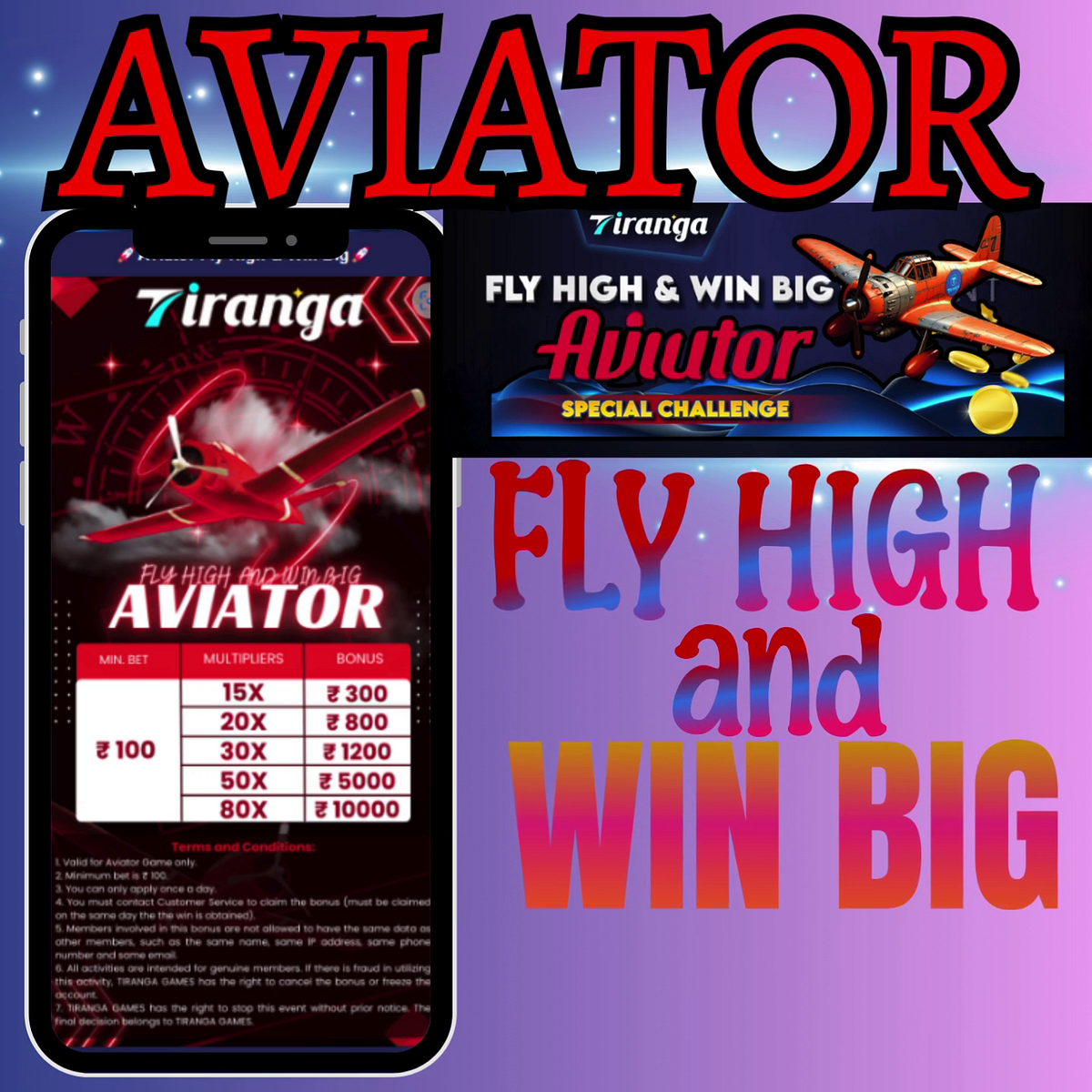FLY HIGH & WIN BIG WITH TIRANGA AVIATOR - Hanna Vishi - Medium