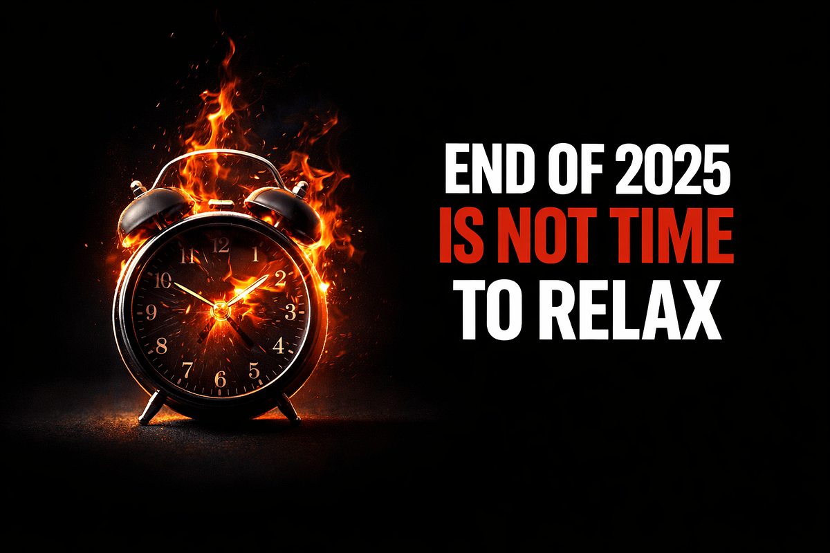End of 2025 Is Not Time to Relax. December is when momentum matters ...