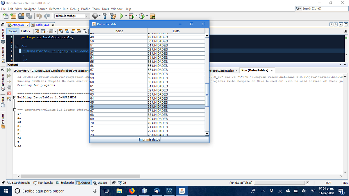 Leyendo datos de un JTable en Java Swing | by David Raygoza Gómez | El Acordeon del Programador ...