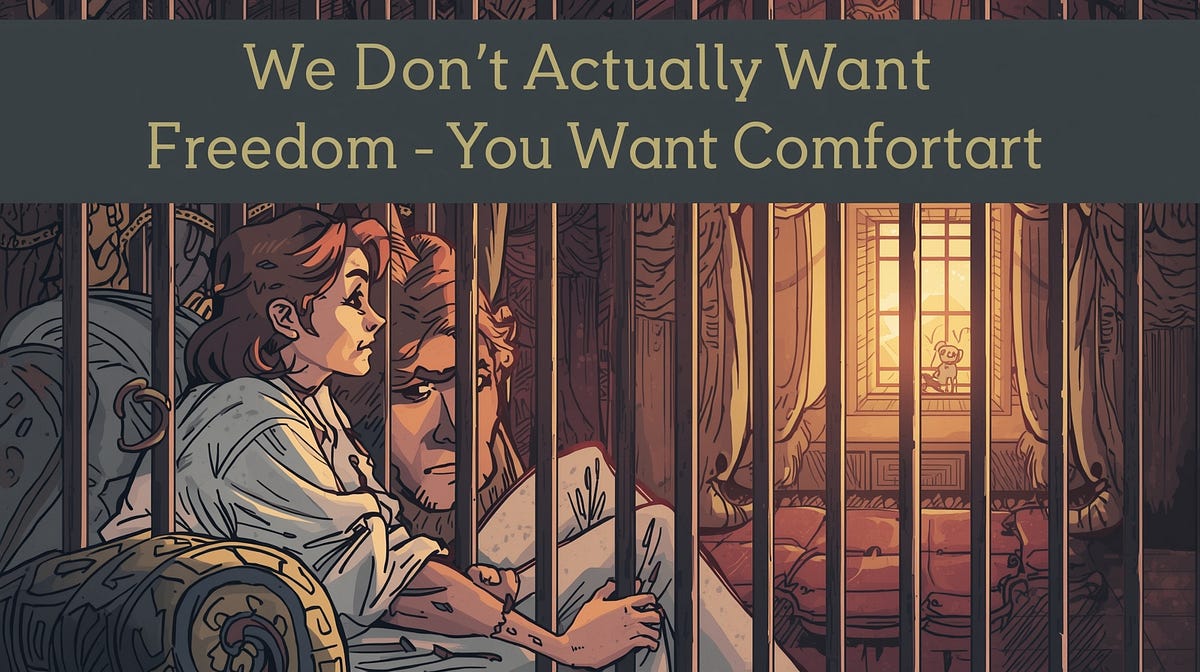 We Don’t Actually Want Freedom — We Want Comfort | by Pheaha M. Mohwasa ...