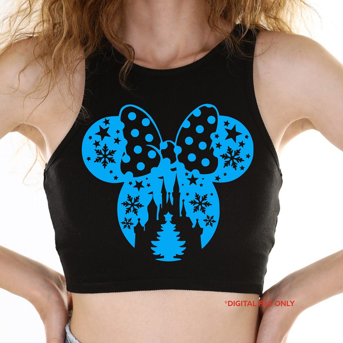 Minnie Mouse Christmas Castle SVG Cut File — Cricut — Digital File | by ...