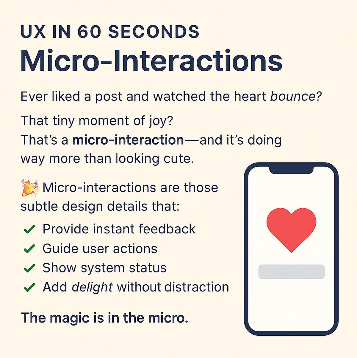 UX in 60 Seconds. Micro-Interactions | by Configr Technologies | Stackademic
