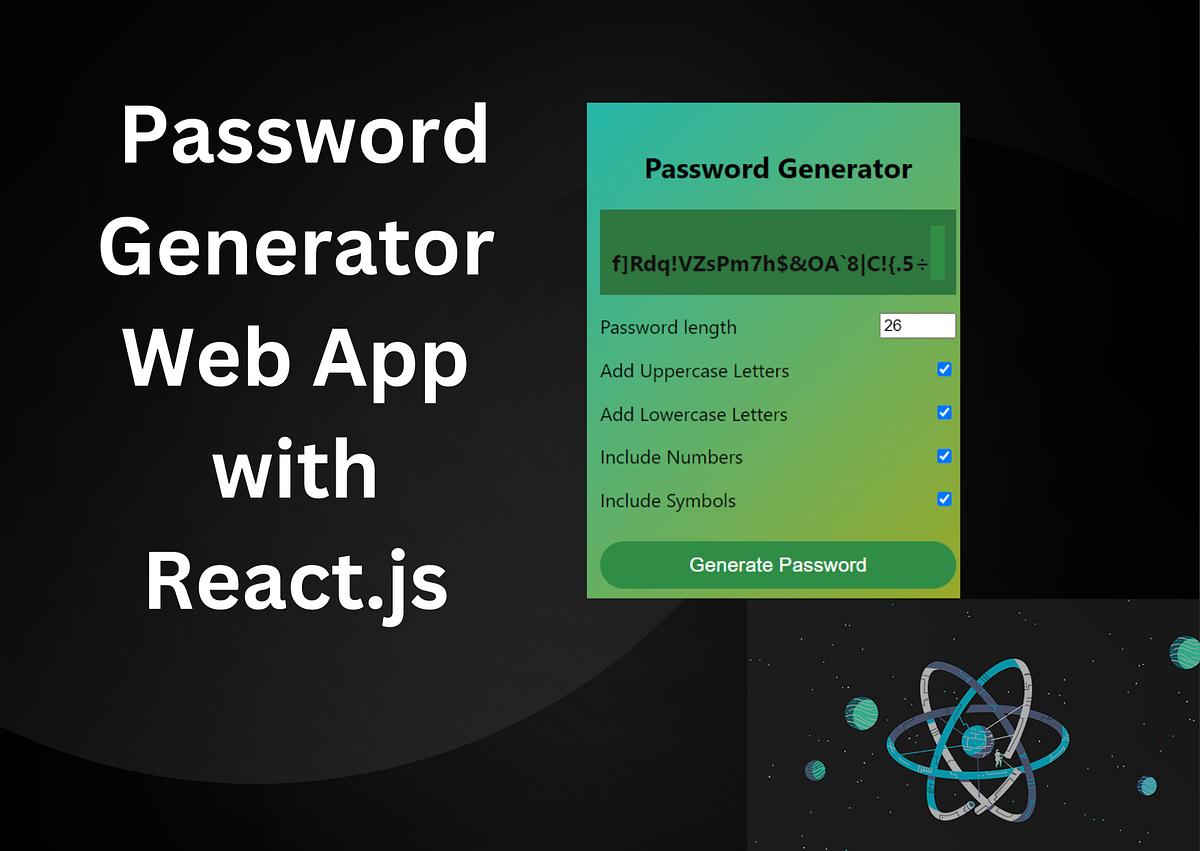 Create a Secure Password Generator with React and CSS Step-by-step ...