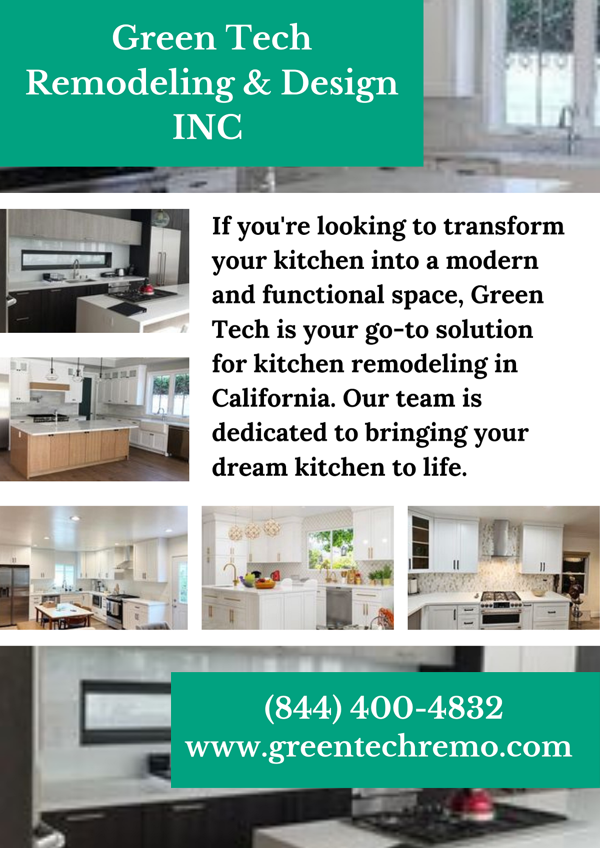 Personalize Your Kitchen Design with Green Tech’s Custom Remodeling ...