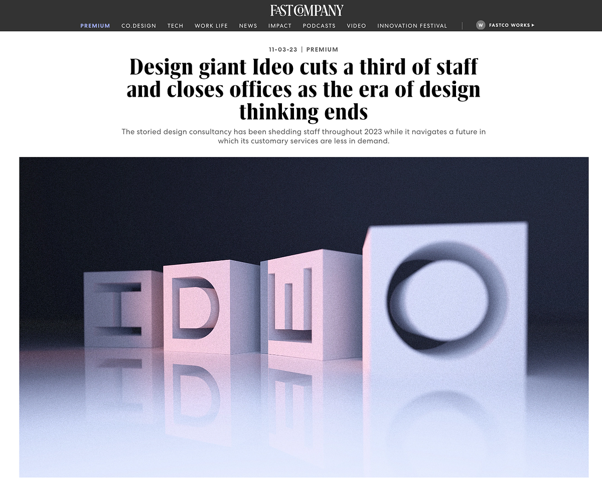 Design thinking is not dead, but are we extracting its full potential ...