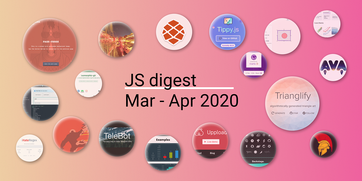 51 Most popular JS repositories on GitHub in March and April 2020 ...