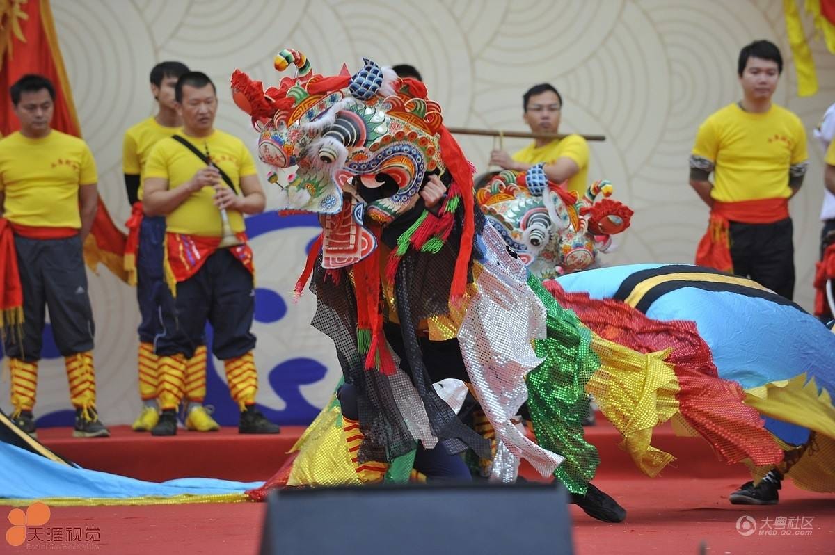 Qilin Dance of Guanlan Town. Guanlan is situated in the northeast… | by ...