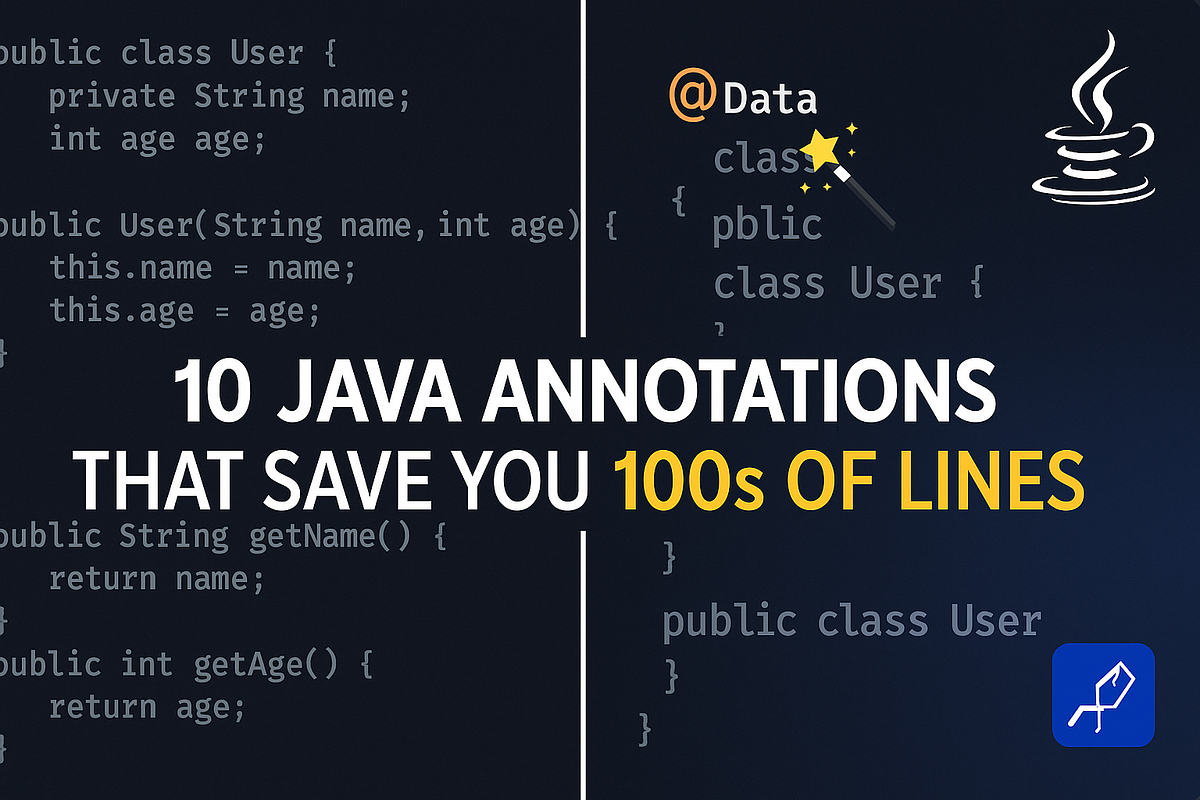 10 Java Annotations That Can Save You 100s of Lines of Code | by Gopi C ...