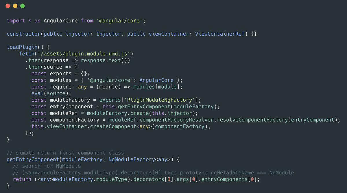 A way to build Angular plugin with AOT and standalone deploy | by Vitaliy Vostroknutov | Medium