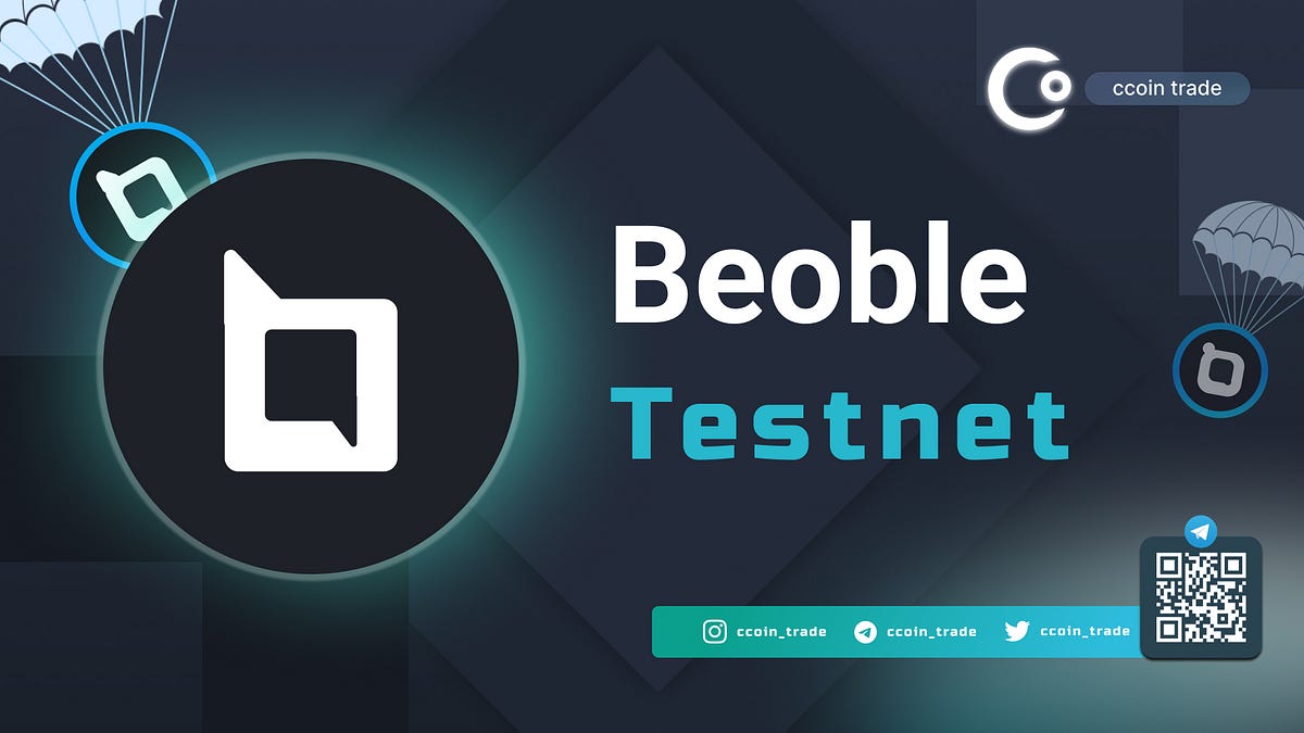 Beoble Airdrop 2024 Guide (UA). Інвестиції: $7 500 000 | by ccoin_trade | Medium