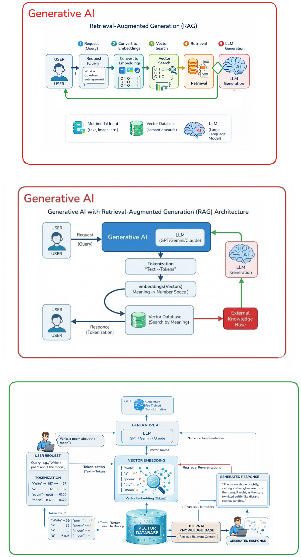 Generative AI Part-1: — Large Language Models (LLMs), Tokenization & Vector Embeddings — Study ...