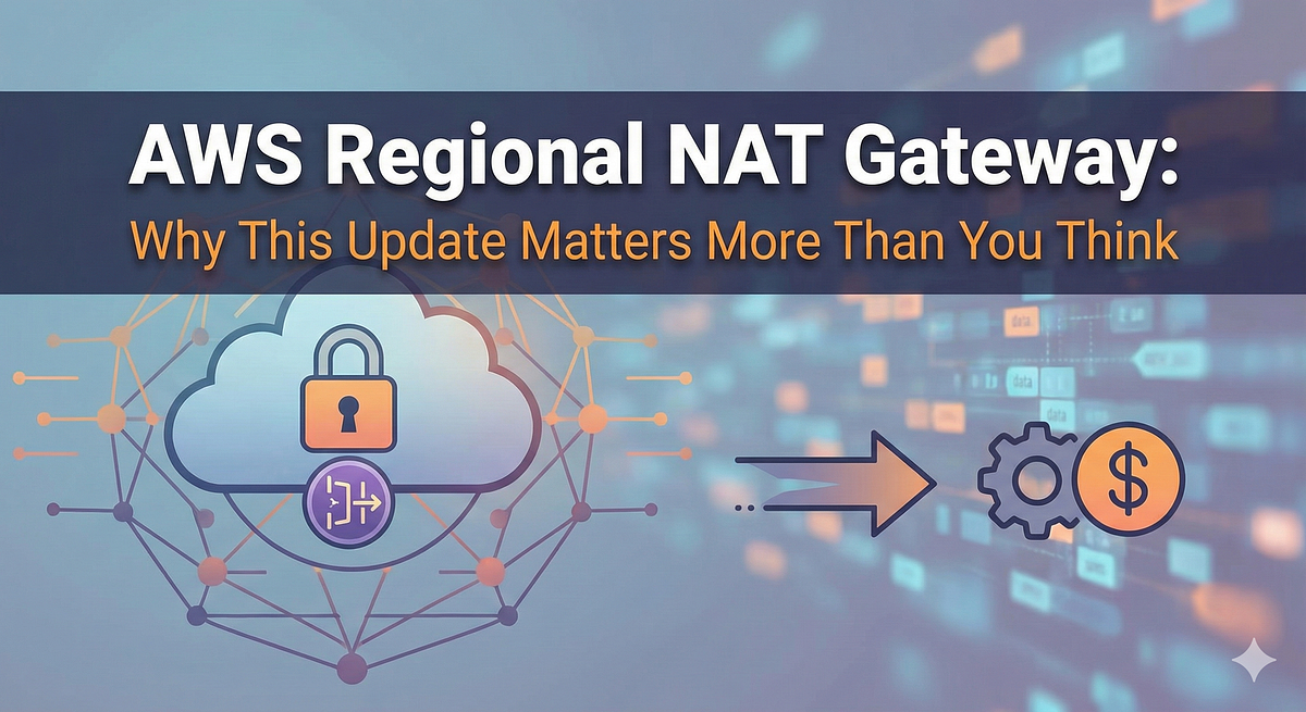 AWS Regional NAT Gateway: Why This Update Matters More Than You Think ...
