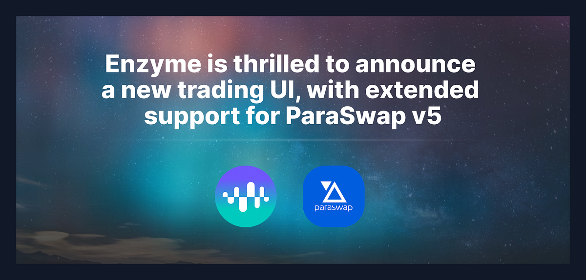 Enzyme is thrilled to announce a new trading UI, with extended support ...