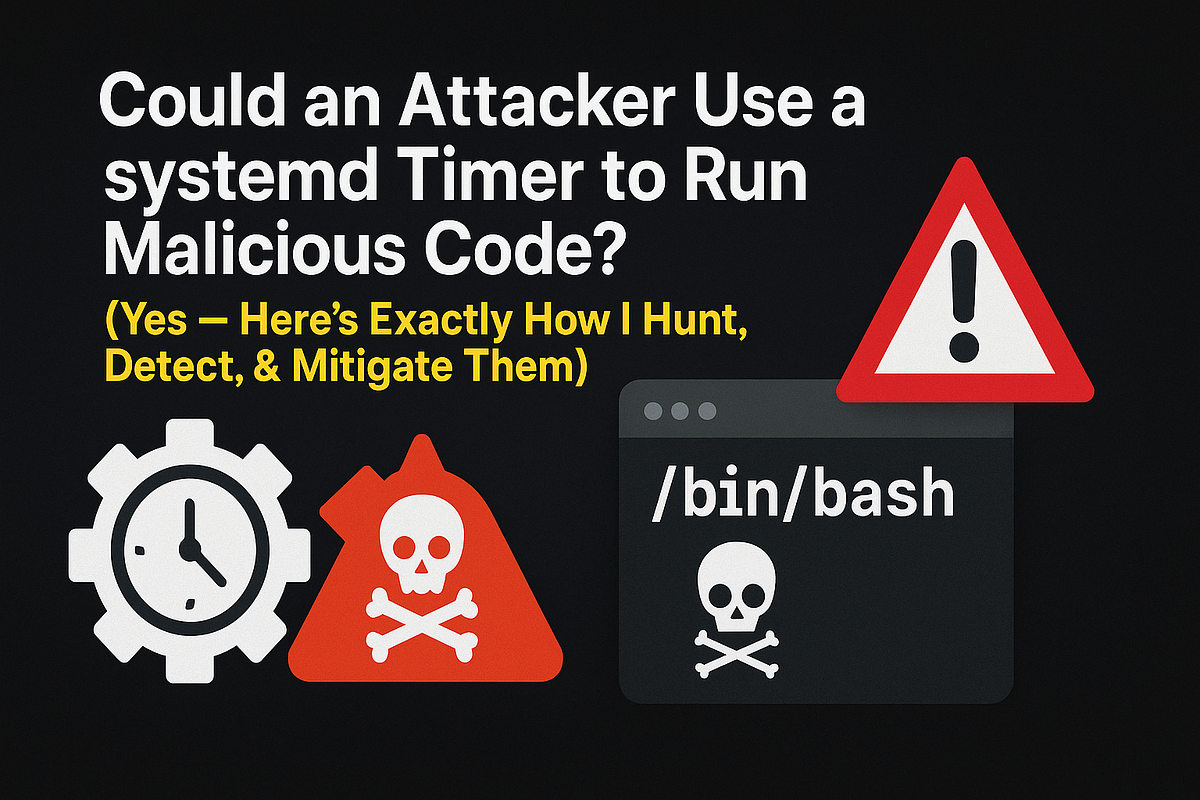 Could an Attacker Use a systemd Timer to Run Malicious Code? (Yes — Here’s Exactly How I Hunt ...