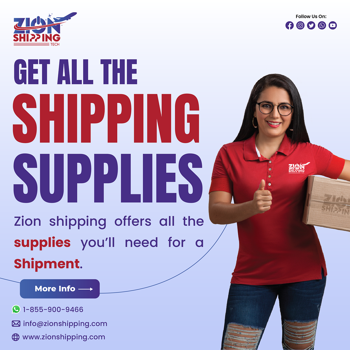 Zion shipping offers all the supplies you’ll need for a shipment ...