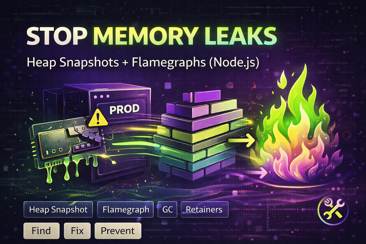 Node.js Heap Snapshots + Flamegraphs: Find, Fix, and Prevent Memory ...