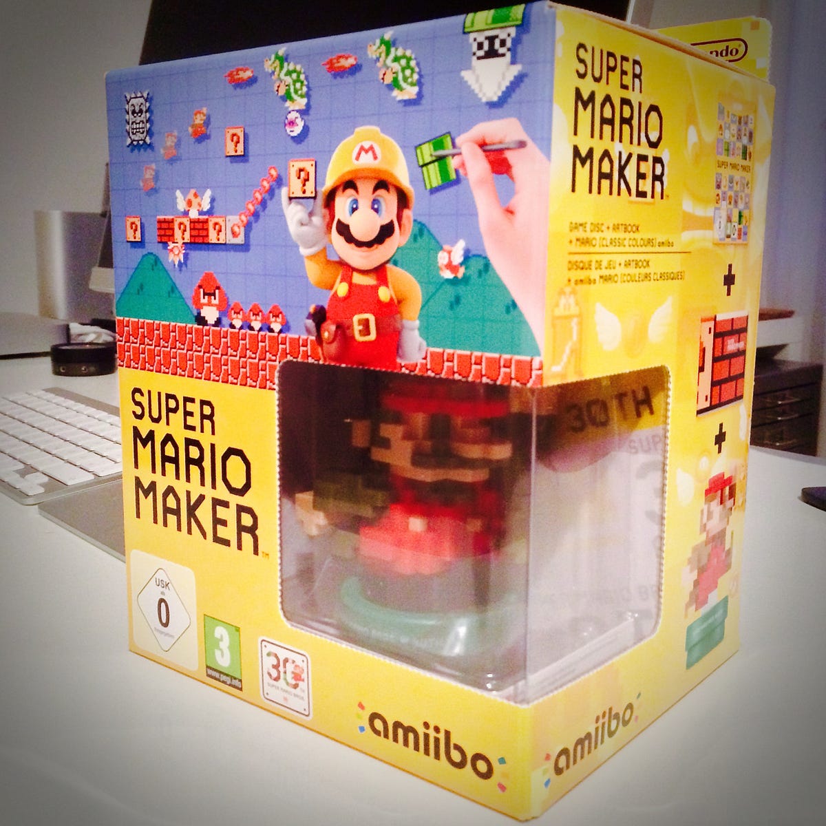 Nerd-o-Meter exploded: Super Mario Maker with 8-Bit Mario Amibo in da ...