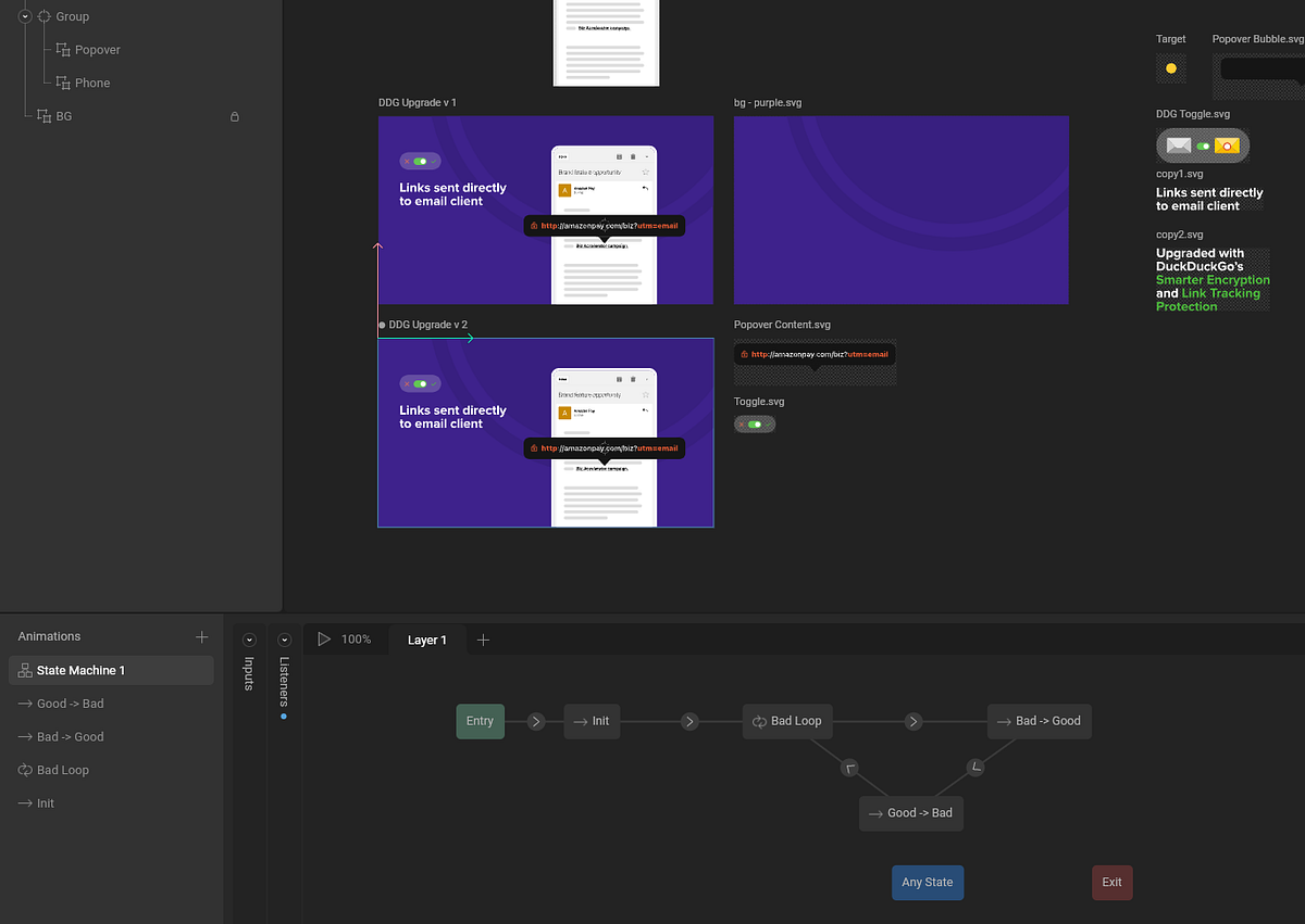 Rive: How to use multiple animations within nested artboards | by Abe Yang | All By Design | Medium