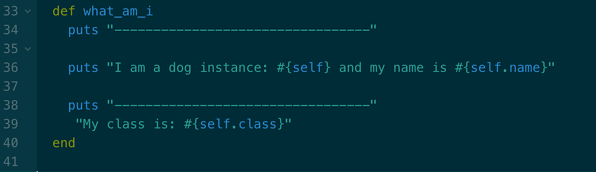 Beginners guide to understanding ‘self’ in Ruby. | by Saphie Abayomi ...
