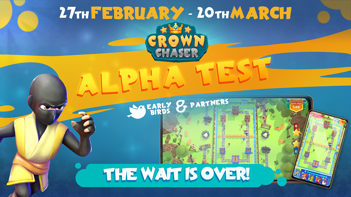 Join the Revolution: participate in Our Alpha Test! | by Crown Chaser ...