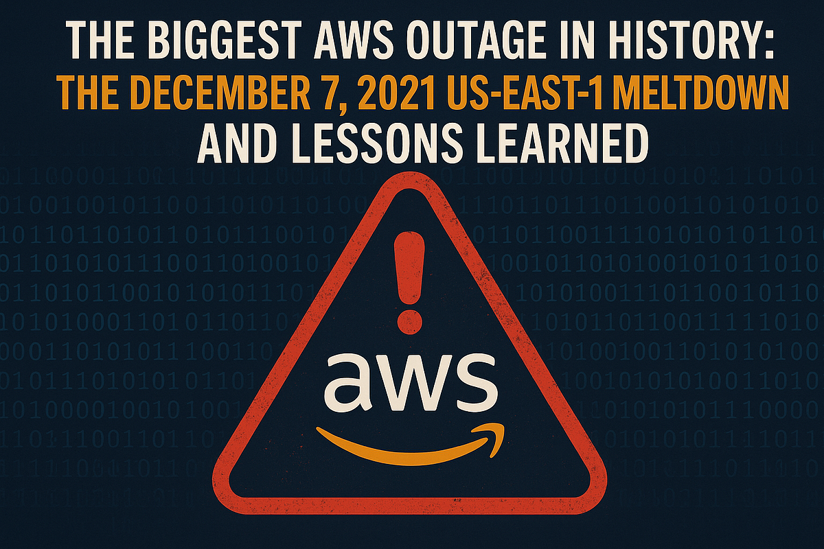The Biggest AWS Outage in History: The December 7, 2021 US-East-1 ...