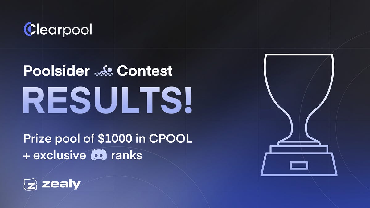 Poolsider🏊 Contest: Results - Clearpool - Medium
