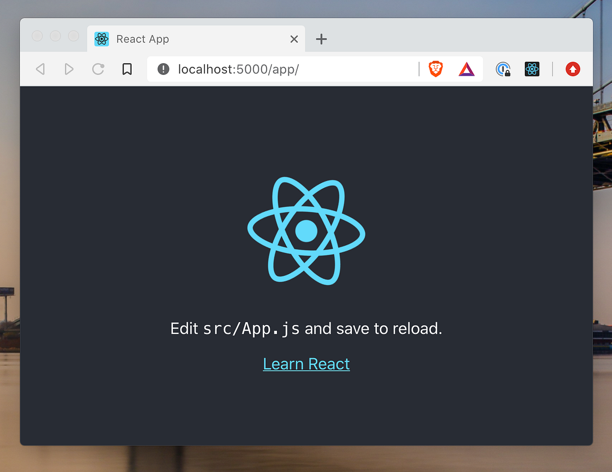 Hot reloading with React and Flask | by Andrew Hyndman | Medium