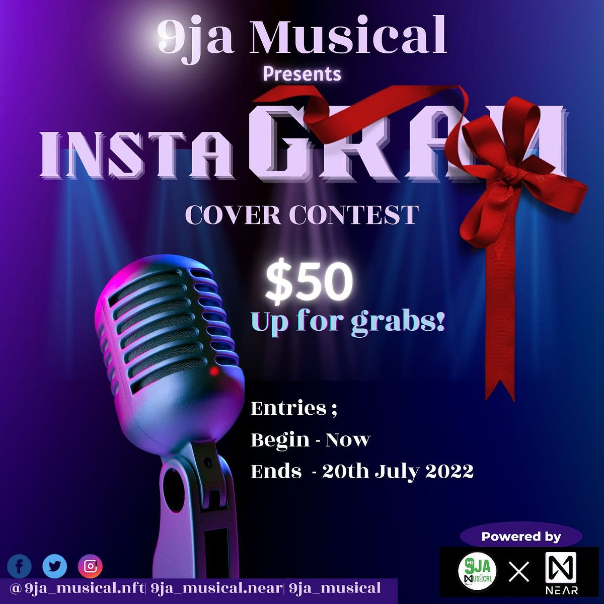 MUSIC CONTEST. $50 up for a grab to the winner of the… | by TNEsociety ...