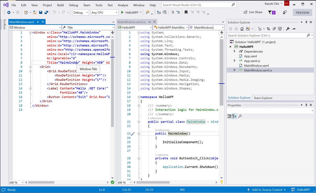 Desktop development features of .NET Core 3.0 Preview 1 | by Kazuki Ota ...