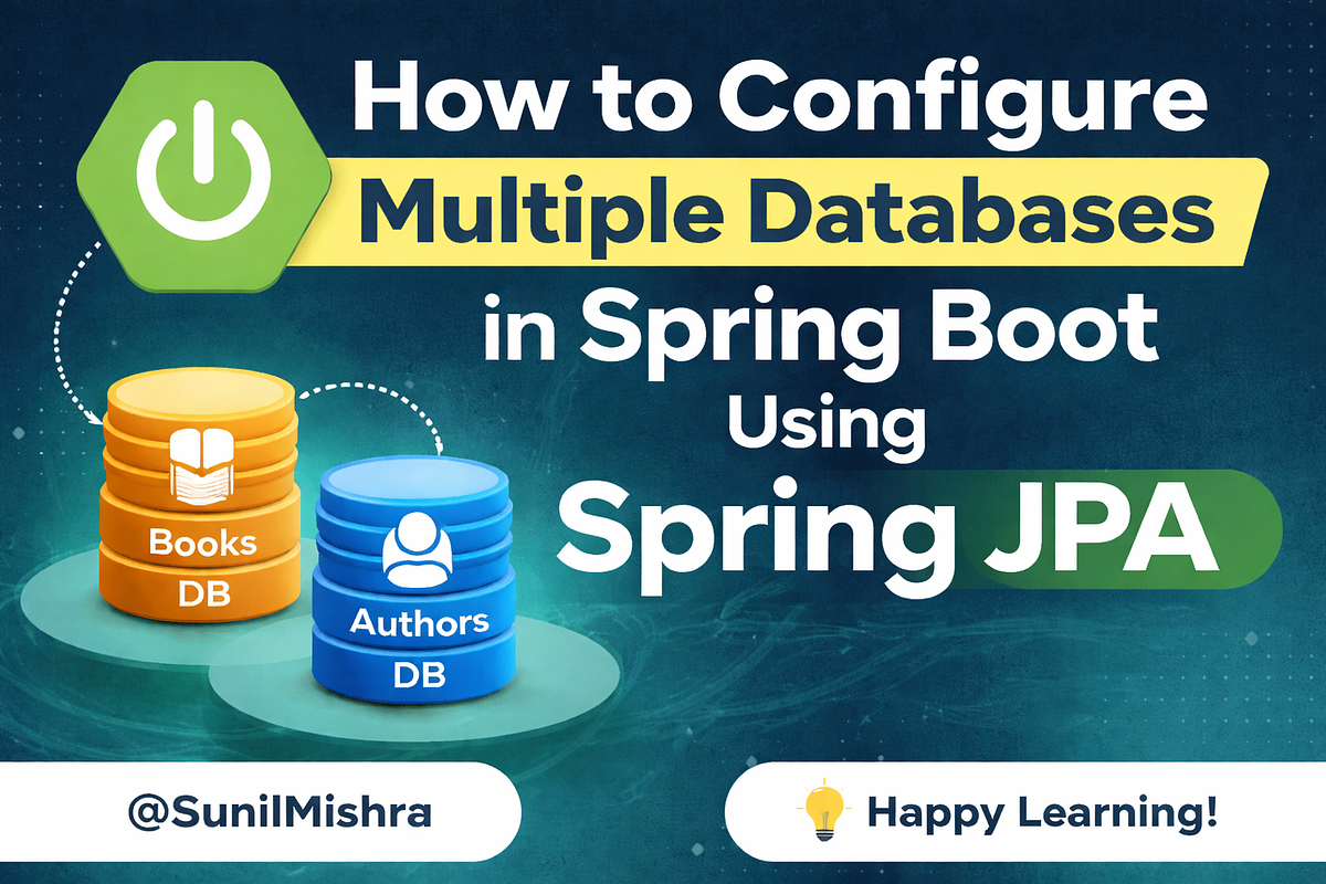 How to Configure Multiple Databases in Spring Boot Using Spring JPA | by Code With Sunil | Code ...