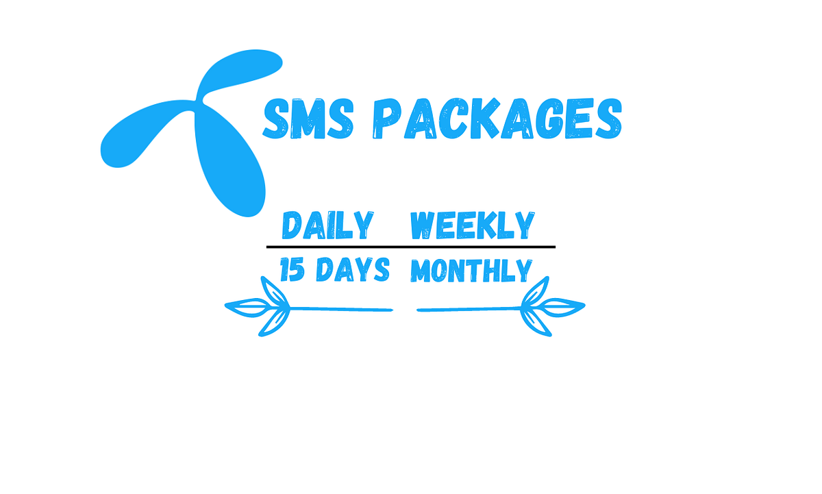 telenorTelenor Sms Packages Code 2023 Daily, Weekly, 15 Day, Monthly ...