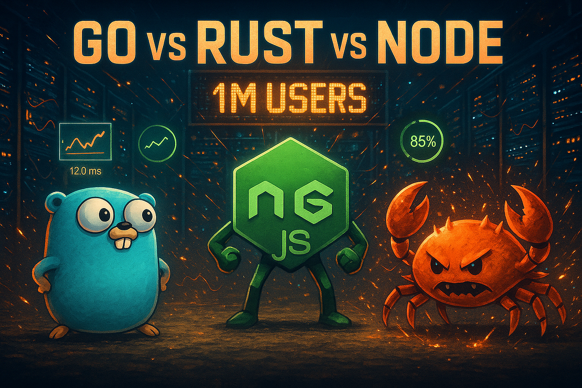 We Threw 1 Million Concurrent Users at Go, Rust, and Node — What ...