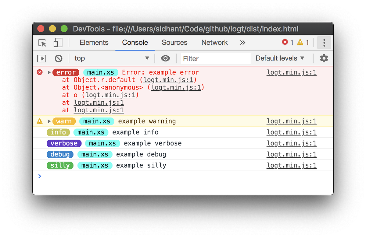 A Colorful Logger for the Browser | by Sidhant Panda | Medium