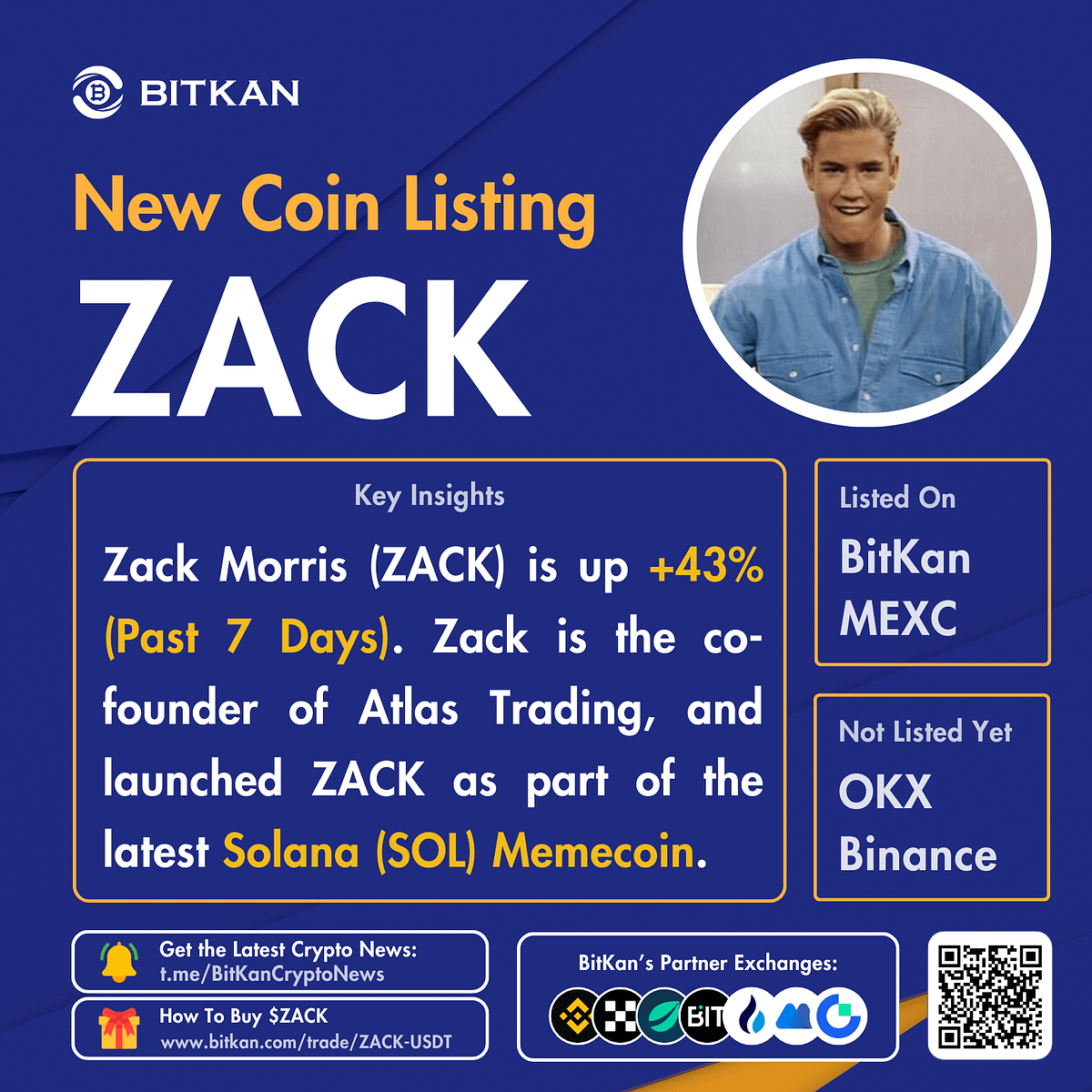 How To Buy Zack Morris (ZACK)— BitKan Crypto Broker Exchange | by ...