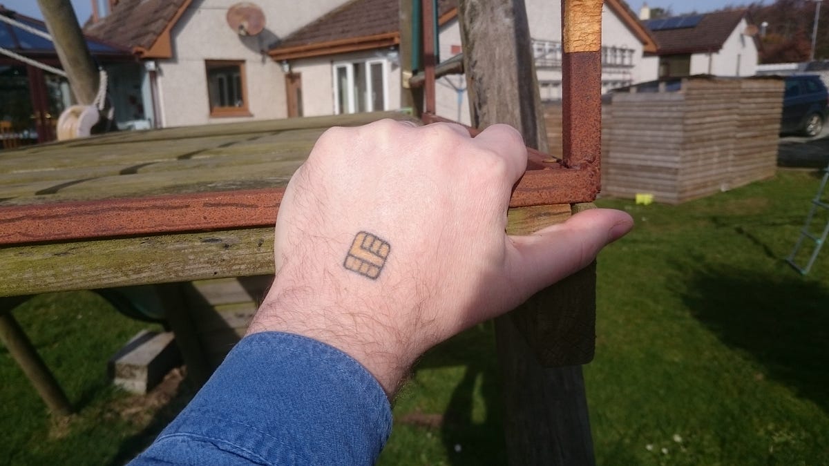 Why the tattoo of a SIM card?. It’s about customer intelligence, or ...