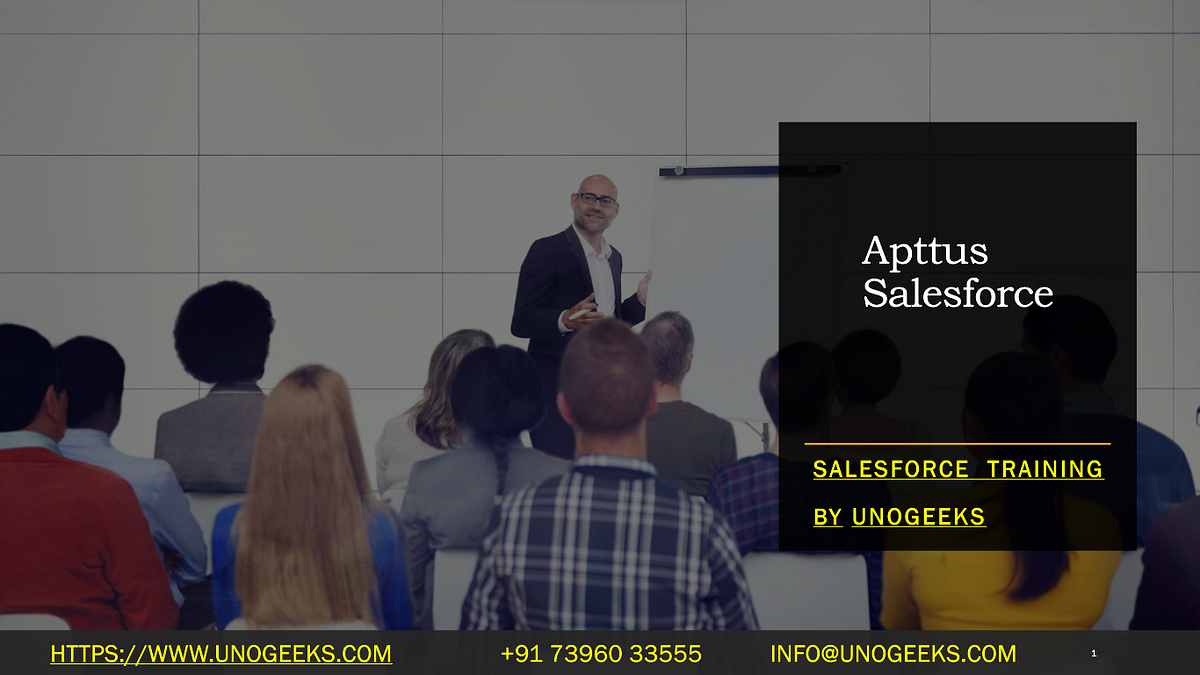 Apttus Salesforce. Apttus is a company that provides a… | by ...