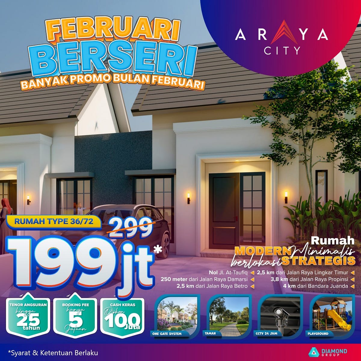 Promo Terbatas,Jual Rumah Inhouse Sidoarjo, Araya City | by ArayaCity Sidoarjo | Medium