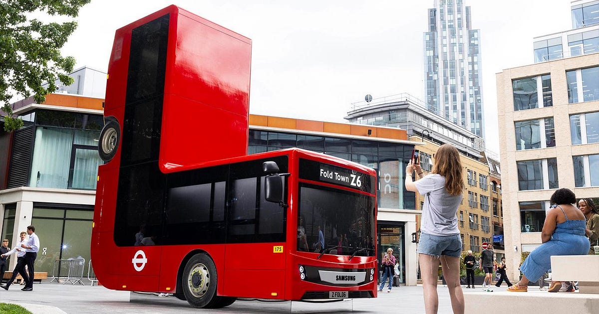 Samsung ‘Transforms’ London Streets to Promote Galaxy Fold6 and Z Flip6 ...