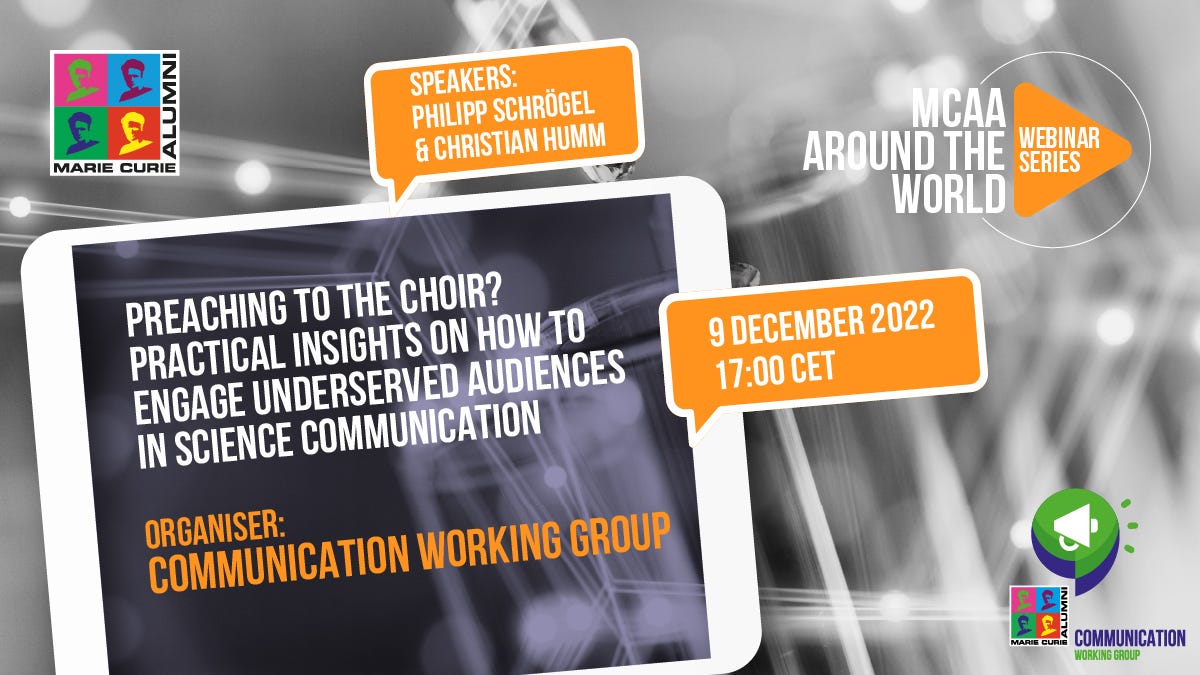 How accessible is science communication really? | by Marie Curie Alumni ...