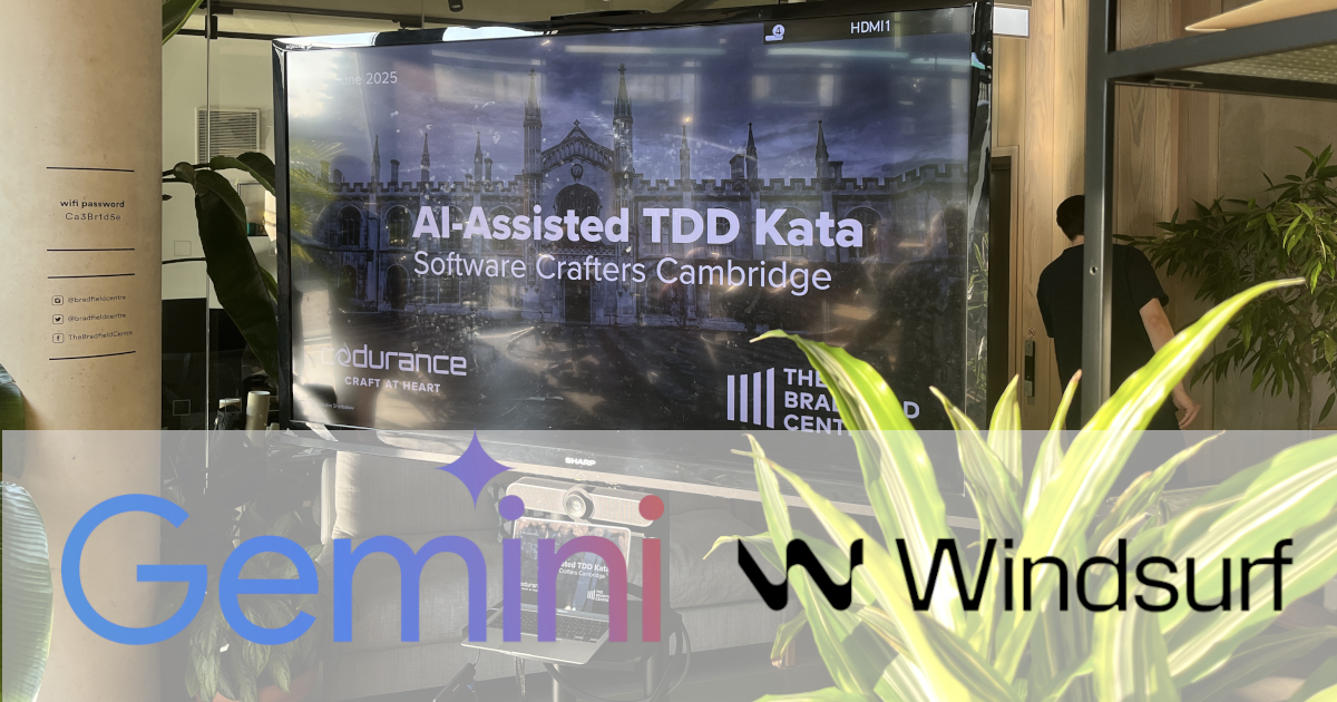Google Gemini & Windsurf in the Dojo at Cambridge Software Crafters | by Daniel Vaughan | Google ...