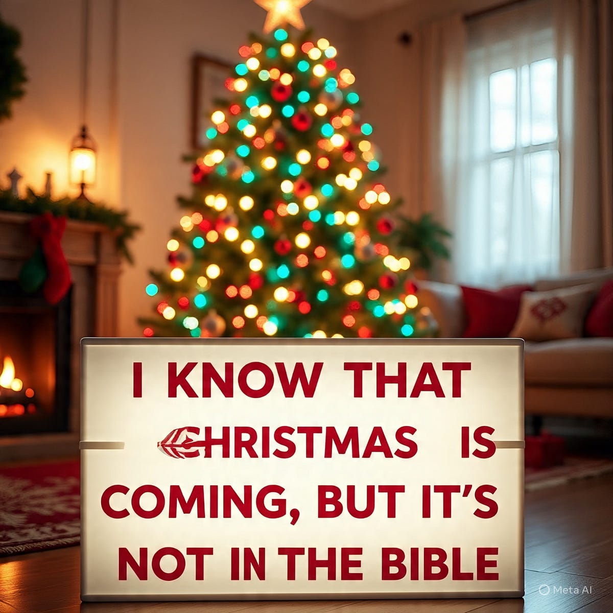 The Myth Of Christmas Busted. Rearrange The Word "SANTA" And Tell Me ...