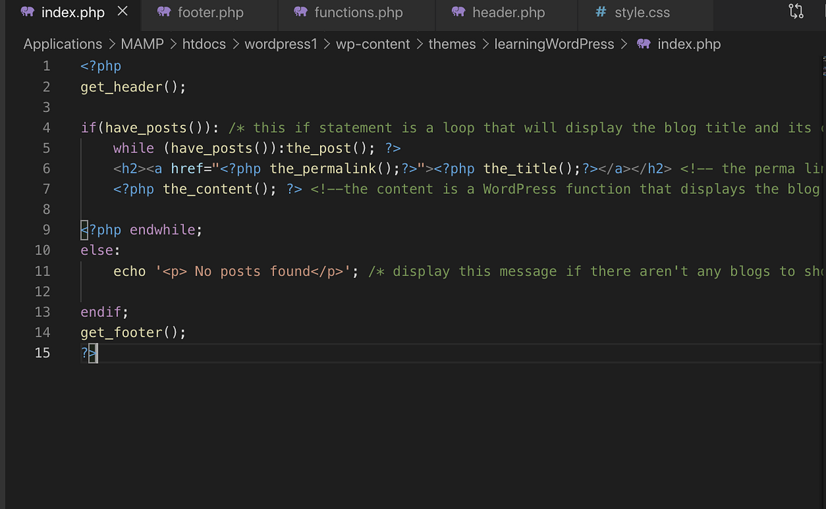 Learning WordPress Day 2. Finally making some progression…. | by ...