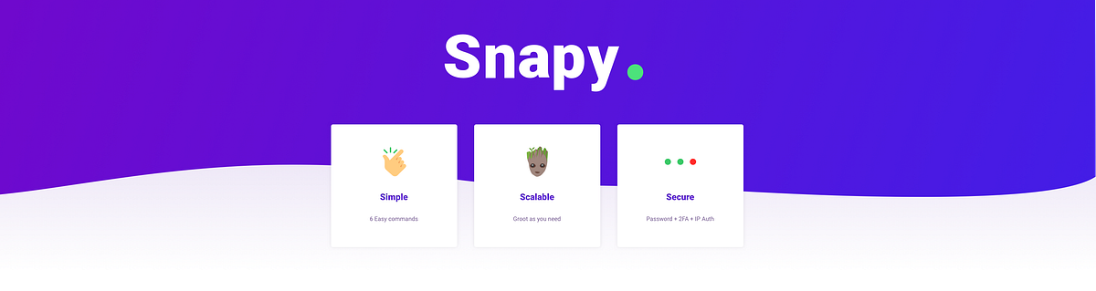 Snapy.io — Easy & Free NANO API for Developers | by Mike Doyle | Snapy | Medium